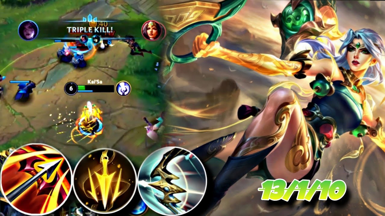 WILD RIFT ADC | KAISA WITH A HYPER BUILD IS THE BEST ADC ? | GAMEPLAY ...