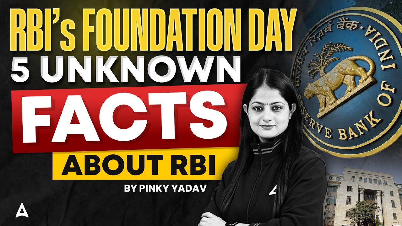 RBI’s Foundation Day | 5 Unknown Facts about RBI | By Pinky Yadav - YouTube