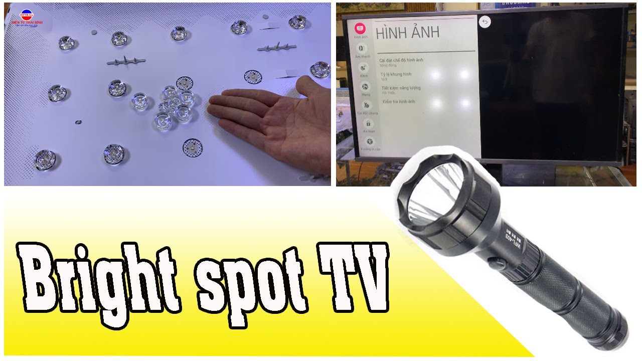 How to Fix | LCD TV | Bright spot TV - YouTube