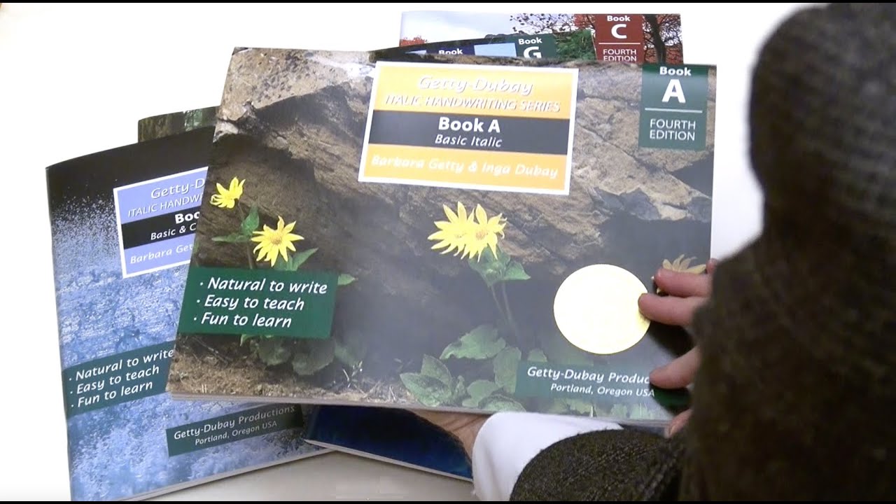 A Quick Look at the Getty-Dubay® Italic Handwriting Series - YouTube