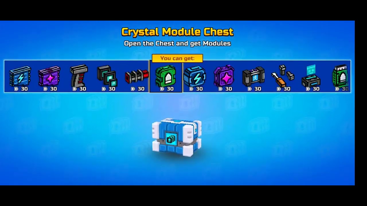 Opening a Crystal Module Clan Chest - Pixel Gun 3D - PG3D - YouTube
