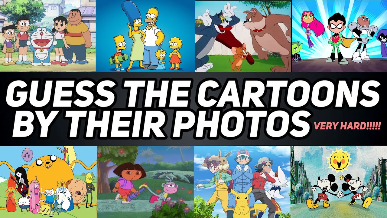 Guess the Cartoons by their Photos 🖼️ | Very Hard!!!!! - YouTube