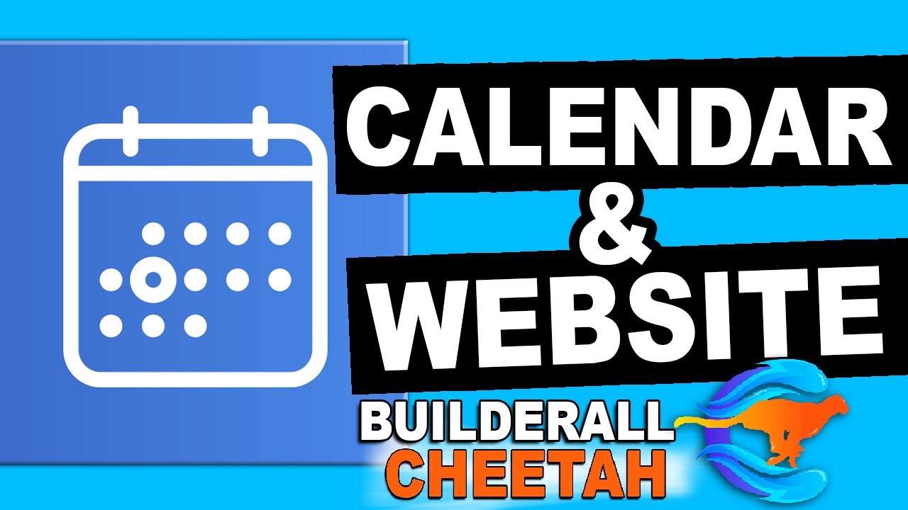 How To Add Calendar To A Website With Builderall YouTube How To Add Calendar To A Website With Builderall YouTube