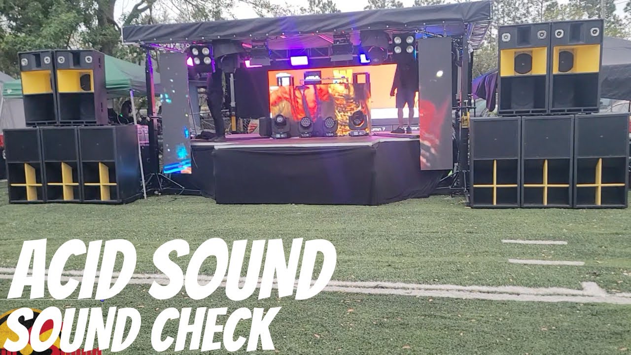 SOUND CHECK FOR ACID SOUND SYSTEM - YouTube