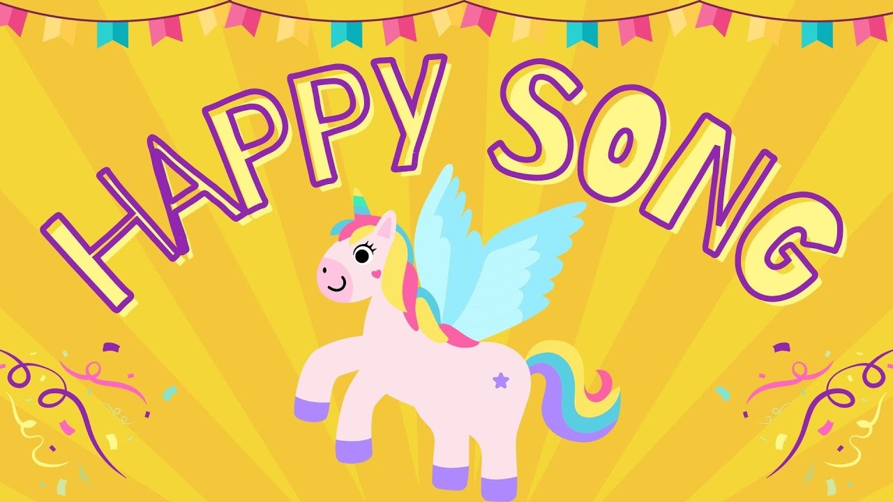 🎶 Happy Song | Kids Rhyme | Kindergarten Songs - YouTube