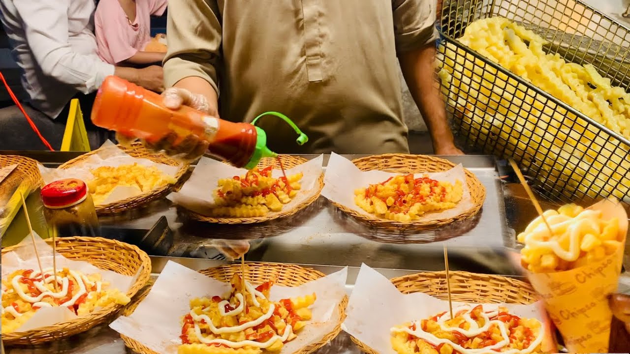Roadside Crispy French Fries | Afghani Fries Recipe | Chipso Fries ...