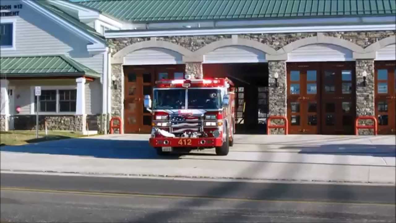 Fairfax County Engine 412 responding - YouTube