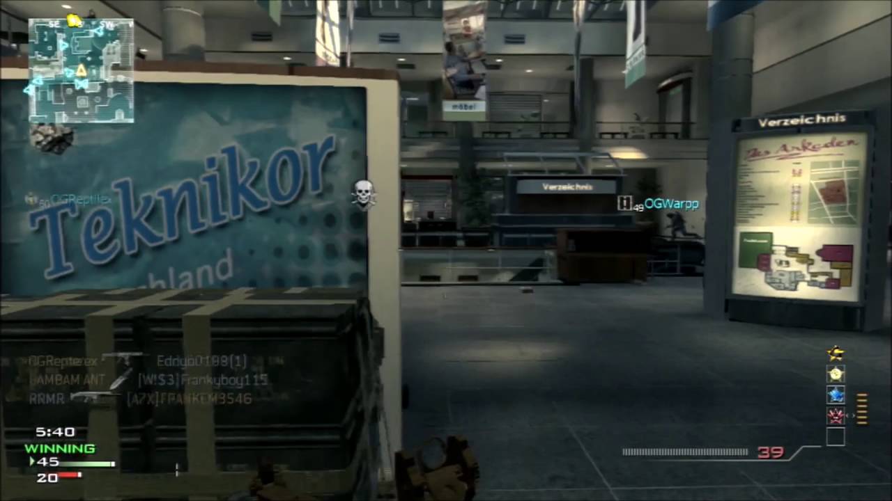 Moab against Yedination on Arkaden - CoD: Mw3 - YouTube