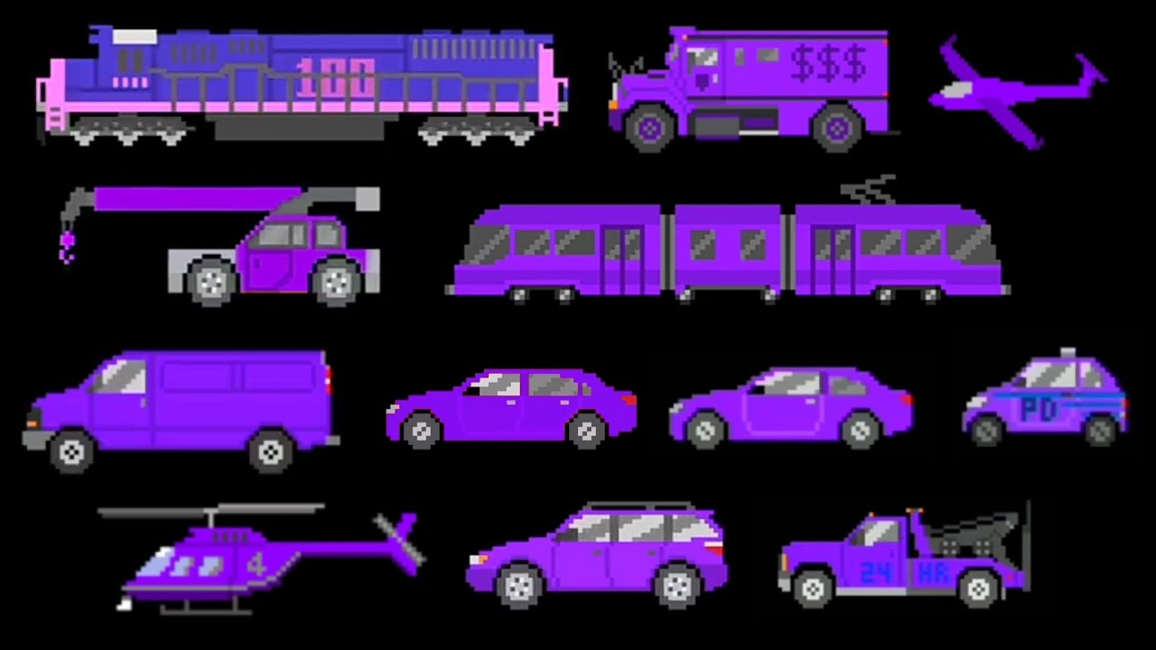 Violet Vehicles - @TheKidsPictureShow - YouTube
