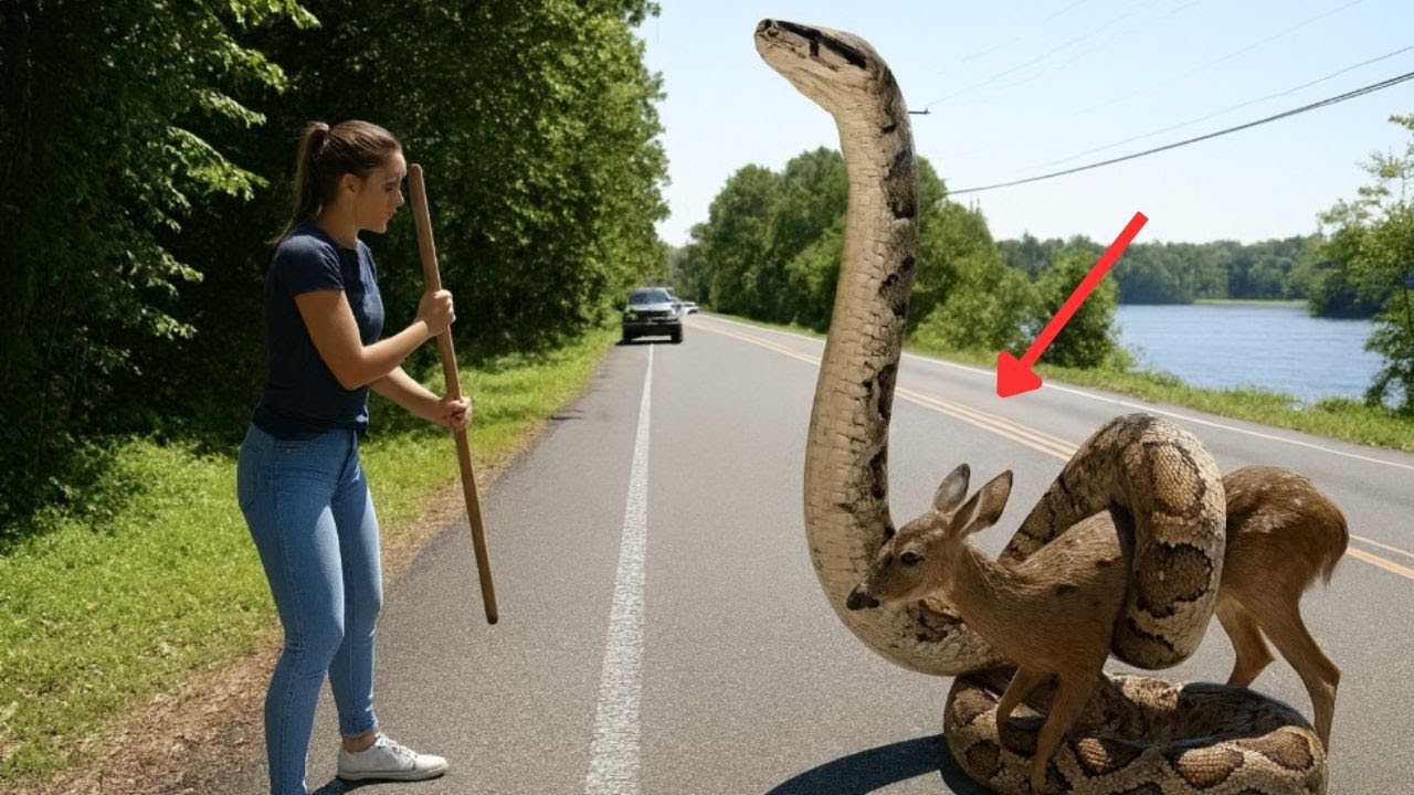 A Brave Woman Rescues A Deer From A Python’s Attack — And The ...