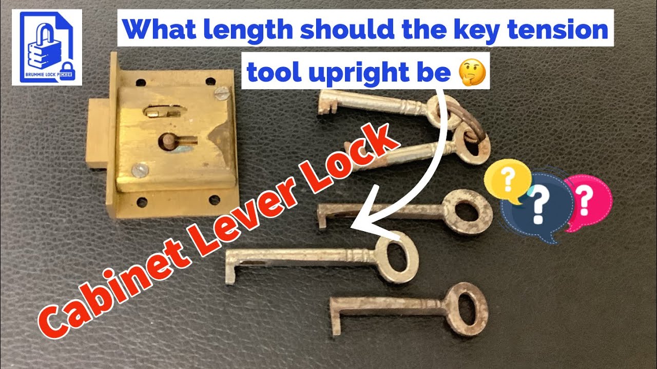 660. How to know what length you need on key tension tool upright when ...