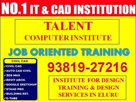 TALENT COMPUTER INSTITUTE ELURU | INTERIOR DESIGN | CIVIL DESIGN ...