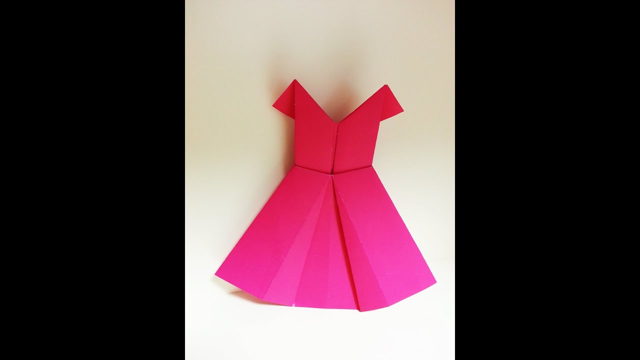 How To Make Dress Origami YouTube how-to-make-dress-origami-youtube