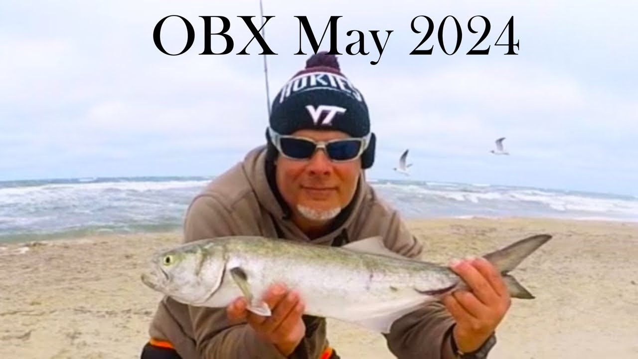 OBX Surf Fishing Oregon Inlet! I BATTLE the RELENTLESS winds and land ...