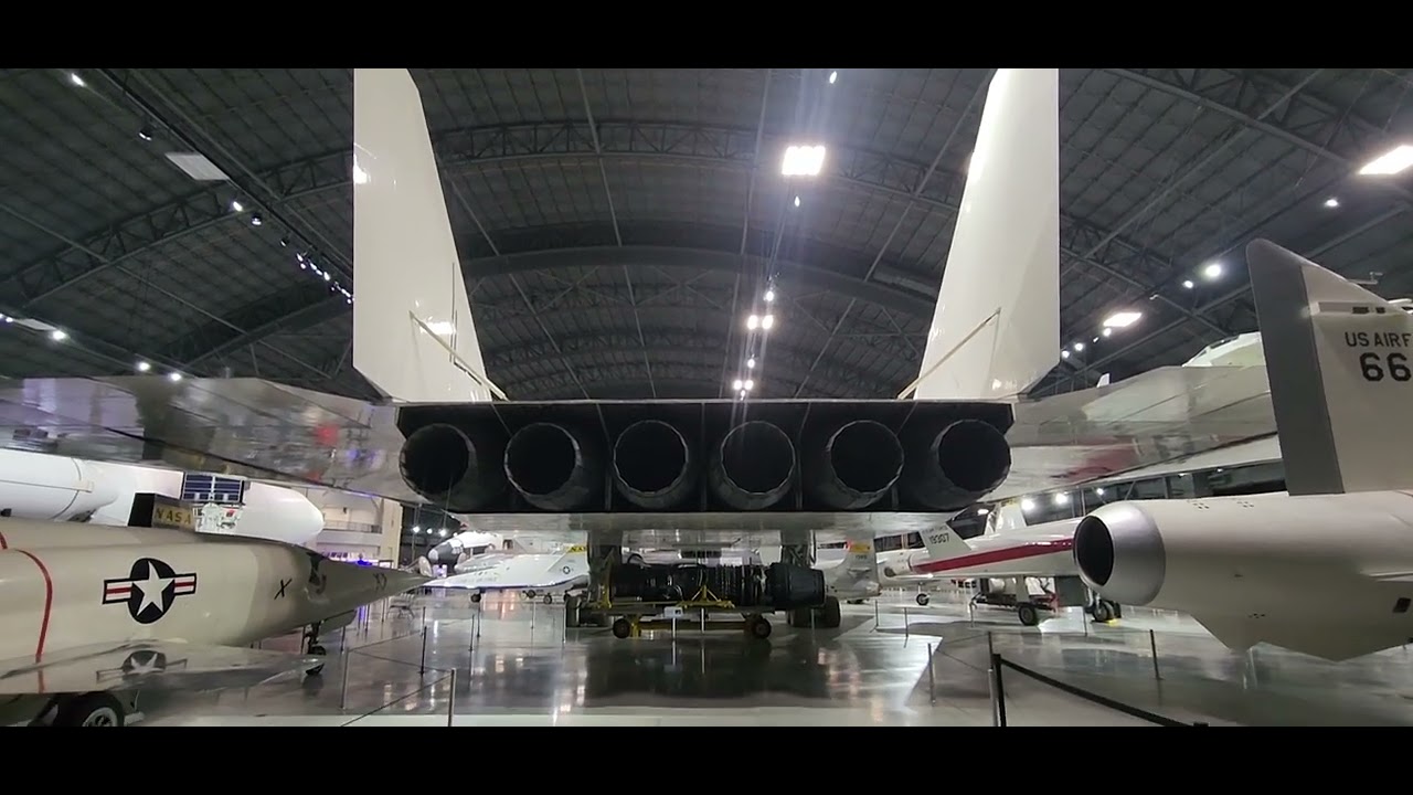 North American XB 70 Valkyrie on display at the National Museum of the ...