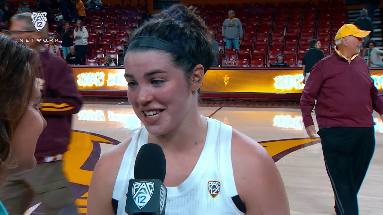 Robbi Ryan after ASU's upset of No. 2 Oregon: 'We've come so far' - YouTube