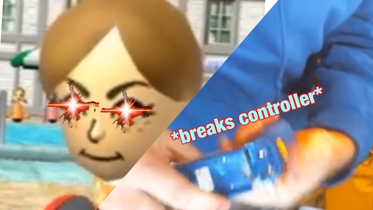 Poofesure breaks wiimote||wii sports table tennis rage compilation ...