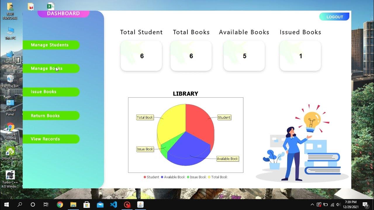 Library Management System Using java NetBeans - YouTube