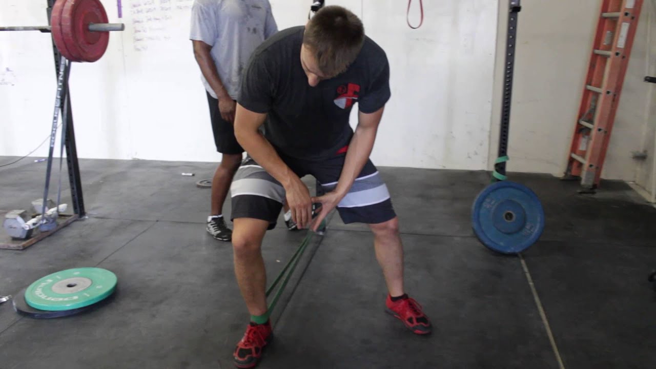 Ankle Mobility Stretch- Banded - YouTube