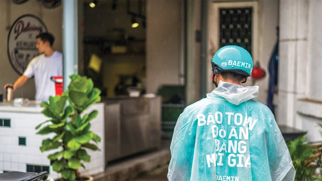 [Baemin daily vlog] Trời mưa shipper được gì ? - YouTube