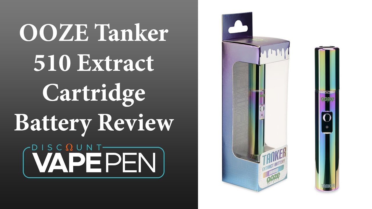 OOZE Tanker 510 Vape Cartridge Battery Unboxing & Review - YouTube