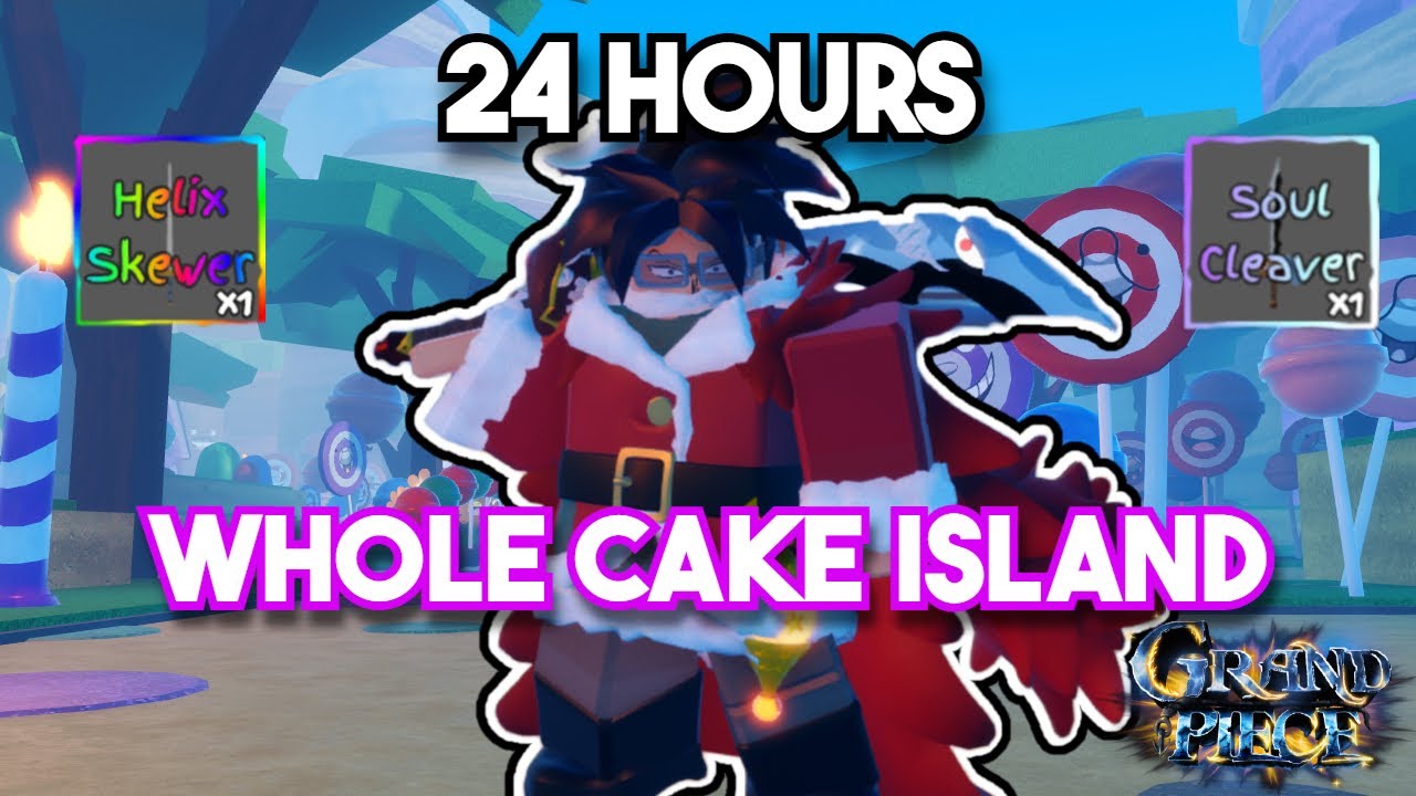 Spending 24 Hours In The NEW Whole Cake Island Update! [GPO] - YouTube