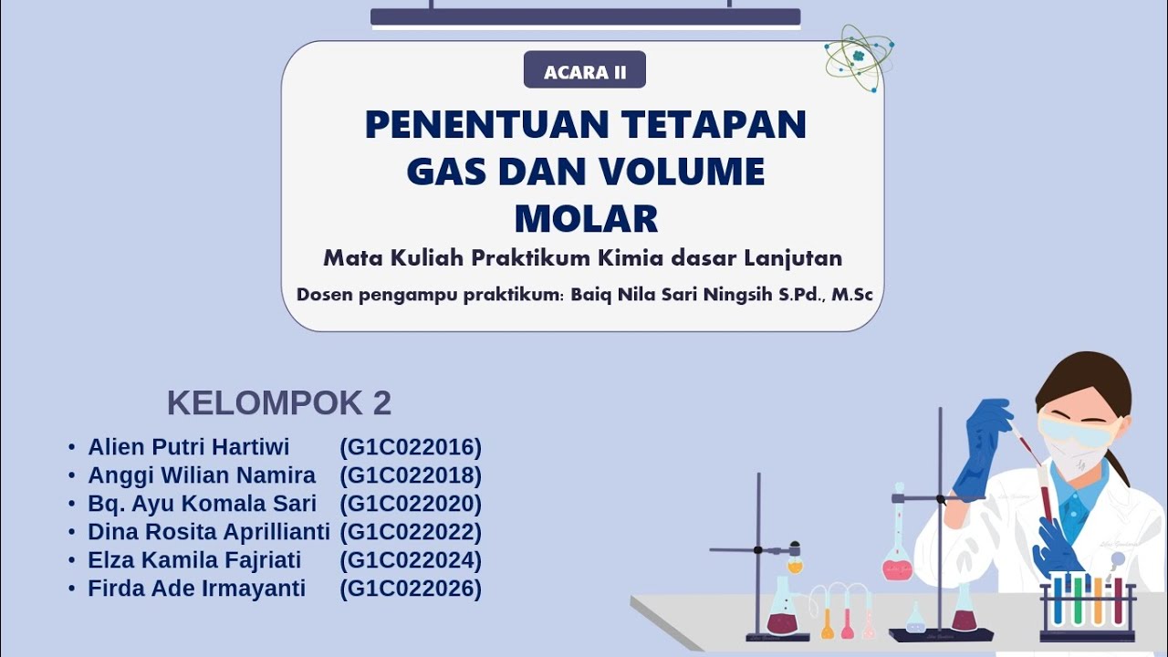 PENENTUAN TETAPAN GAS DAN VOLUME MOLAR - YouTube
