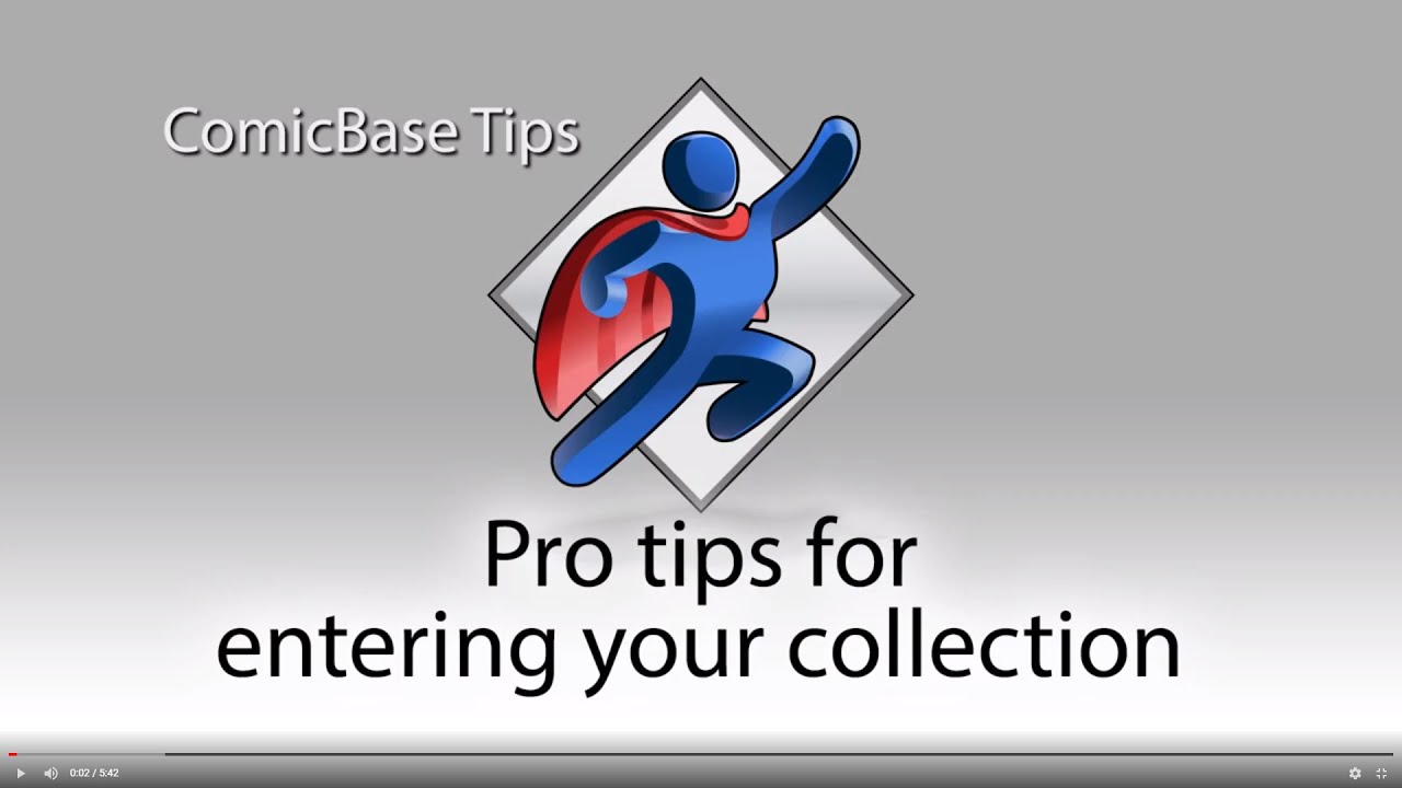 ComicBase Tip #1 Pro Tips for Entering your Collection - YouTube