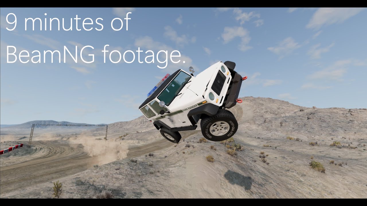 9 Minutes of BeamNG.drive Gameplay - Free to Use for Background Content ...