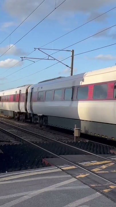 LNER passing Heyworth LC - YouTube