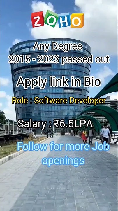Zoho job openings 2023#shortsfeed #shortsyoutube#shortvideo # ...