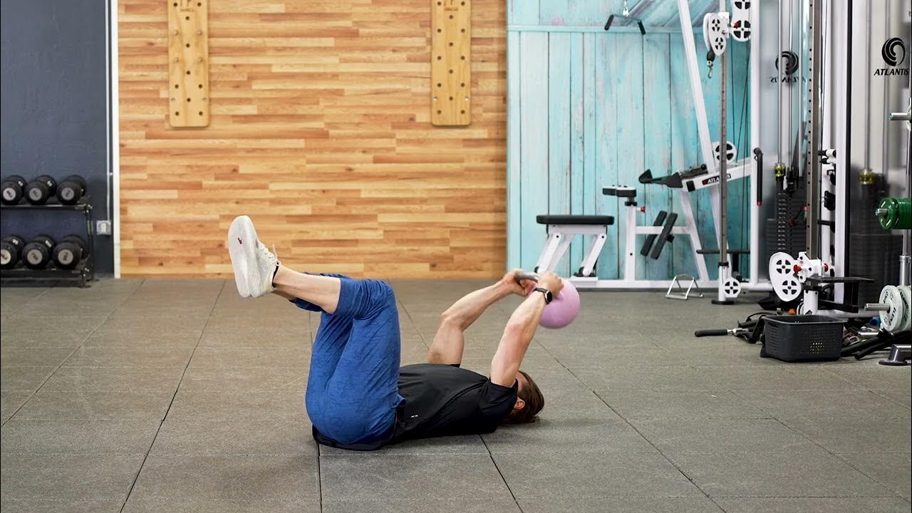 90 90 Legs Kettlebell Crush Grip Tricep Extensions - YouTube