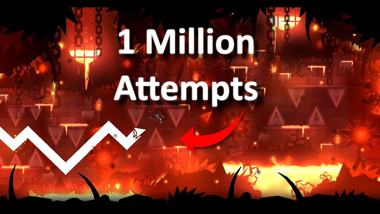 The MOST Attempts on the Top 10 HARDEST Levels | NEW 2024 - YouTube