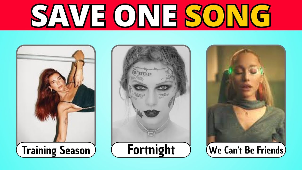 SAVE ONE SONG - 2024 Most Popular Songs EVER 🎵 | Music Quiz Challenge ...
