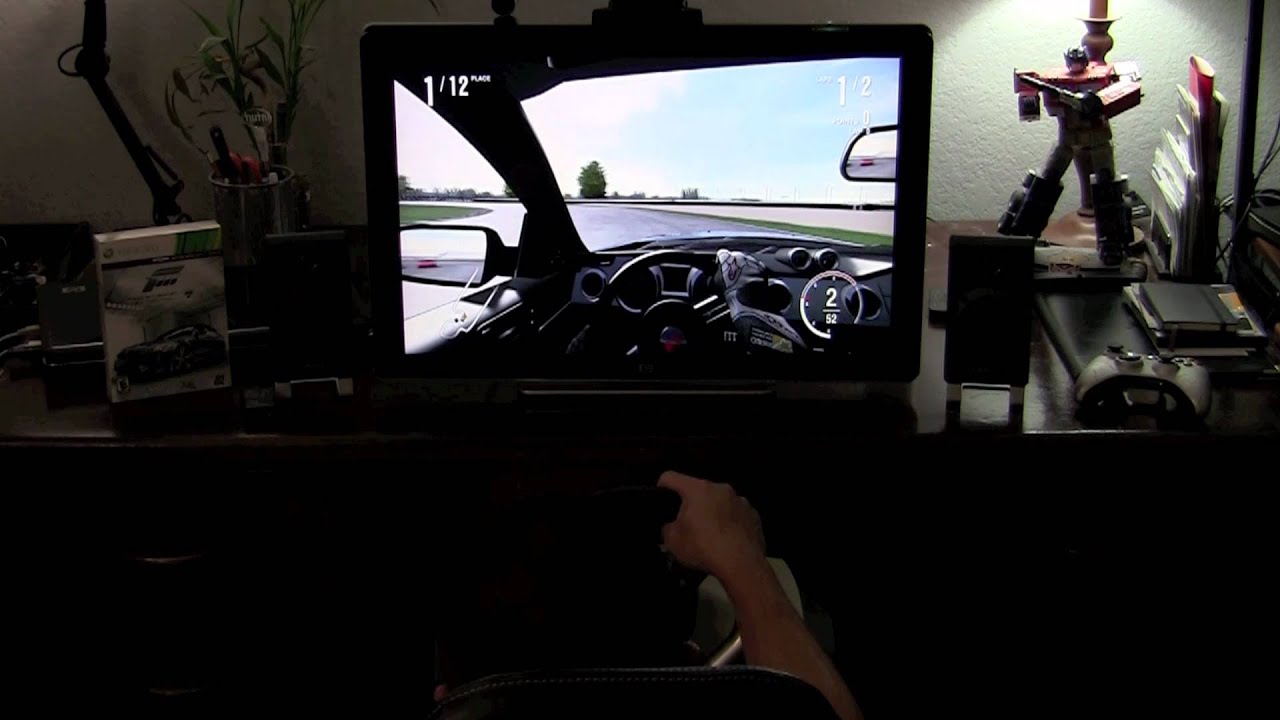 Forza Motorsport 4 Kinect Head Tracking Demonstration - YouTube