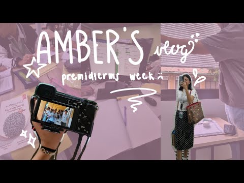 amber's vlog 3 | premidterms week - YouTube