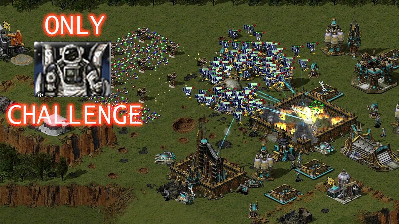 Red Alert 2: America vs 7 AIs 🚀 Stolen Tech Lunar Rocketeer Chaos! 🌑🔥 ...