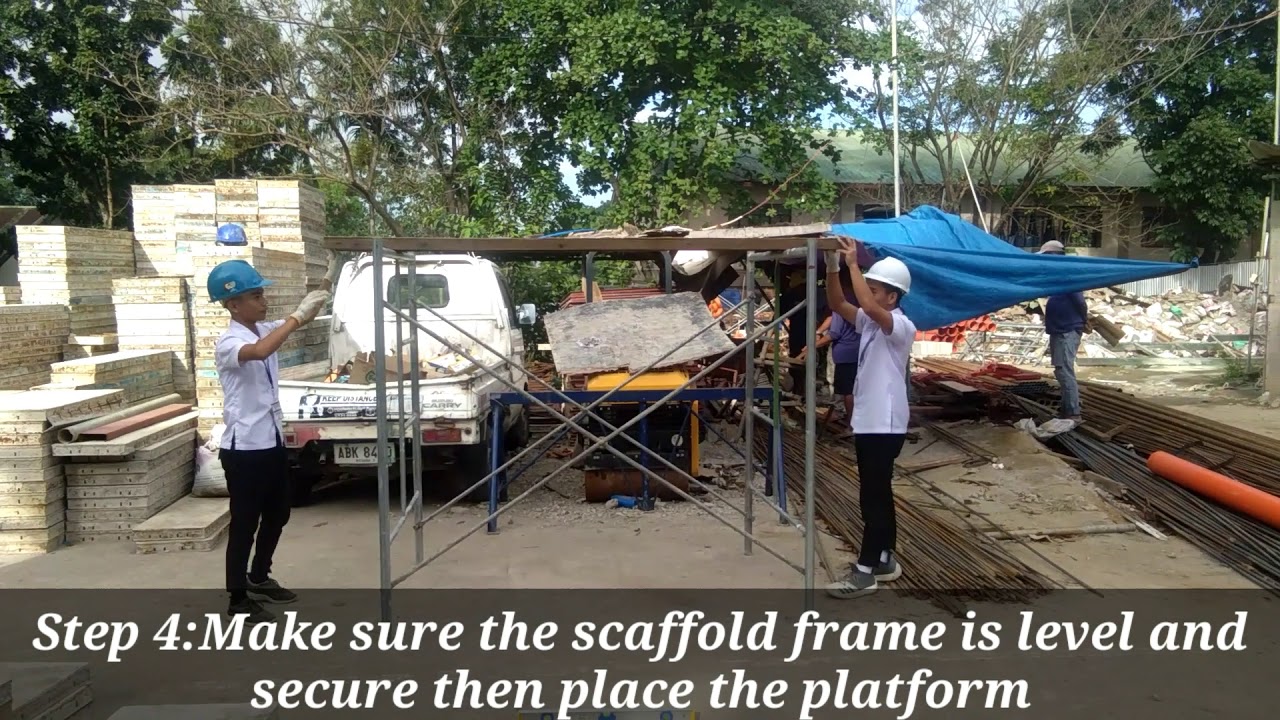 Assembling and Disassembling of Metal Scaffold - YouTube