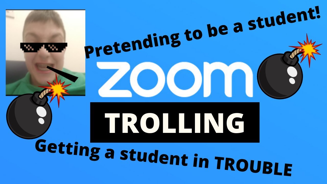 POSING as a REAL student in Zoom calls! - Getting a student in trouble ...