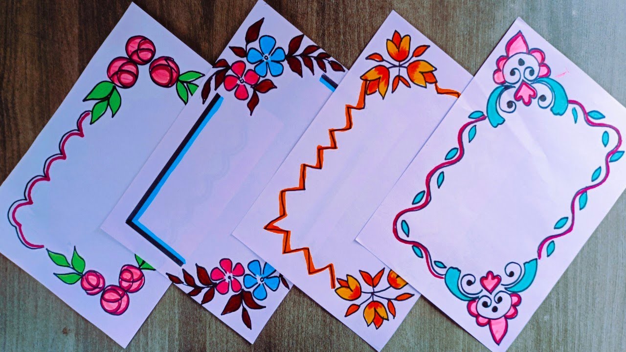 4 FRONT PAGE 📃DESIGN FOR PROJECT/PROJECT WORK DESIGNS/SIDE BORDER ...