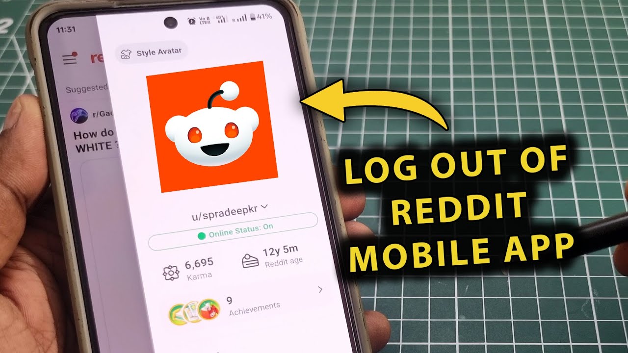 How To Log Out Of Reddit App On Mobile Devices (2 Ways)! - YouTube