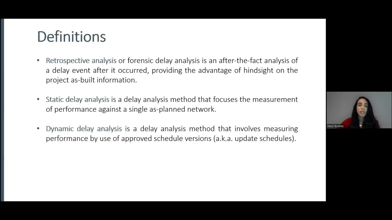 The most suitable methodology to access construction schedule delays by ...