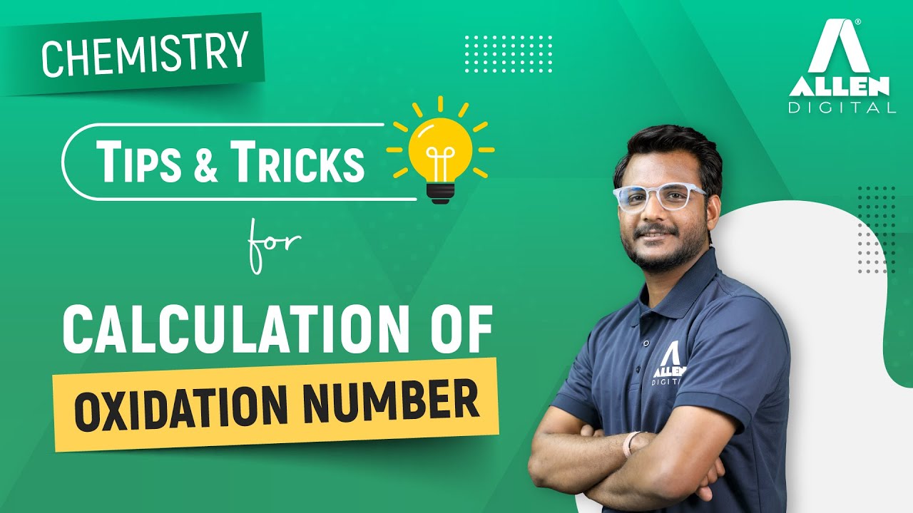 Calculation Of Oxidation Number | NEET 2024 - Chemistry | Tips and ...
