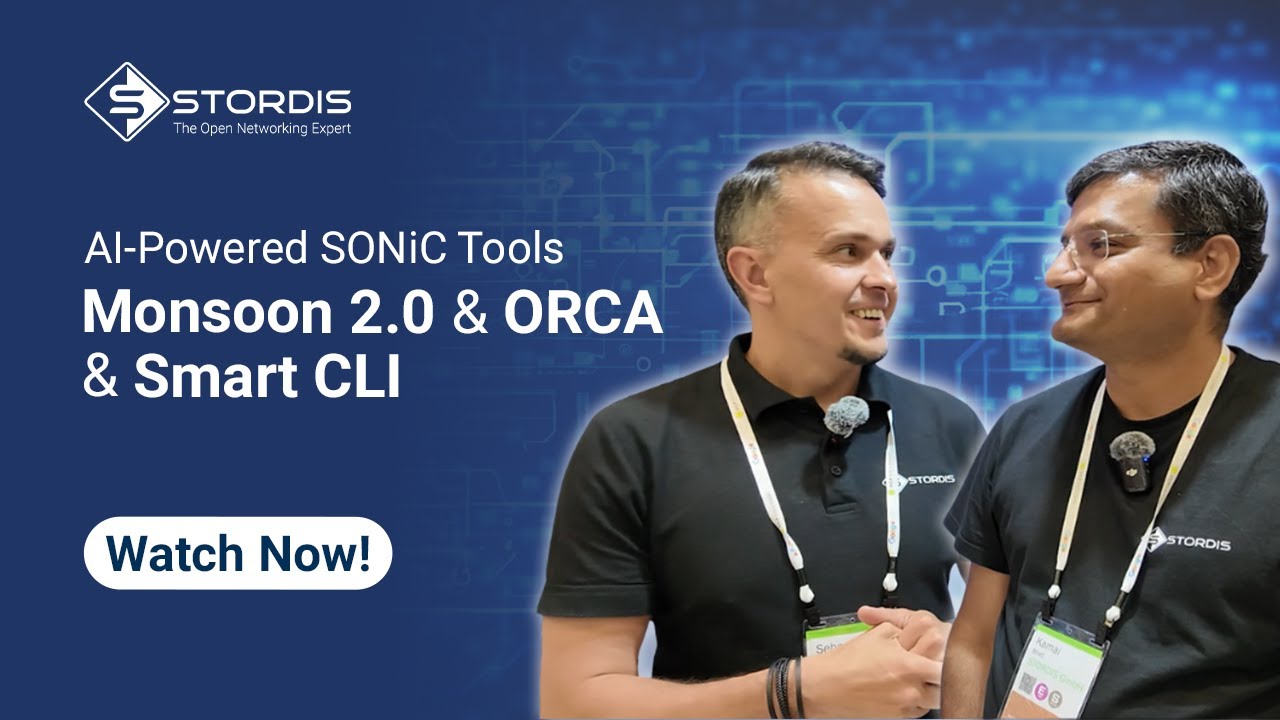 Monsoon 2.0 & ORCA & Smart CLI – AI-Powered SONiC Tools at OCP Dublin with Kamal Bhatt | STORDIS ...