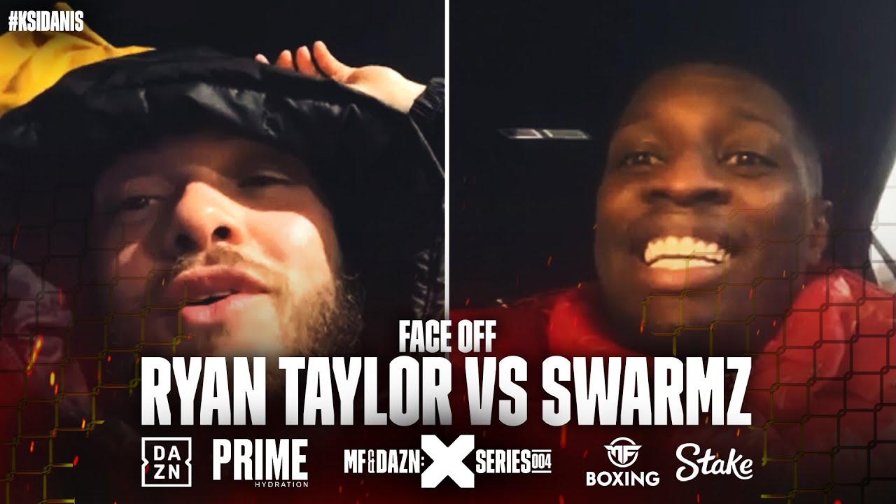 "THIS IS THE MADMAN VS THE BADMAN!" - Ryan Taylor vs Swarmz FACE OFF ...