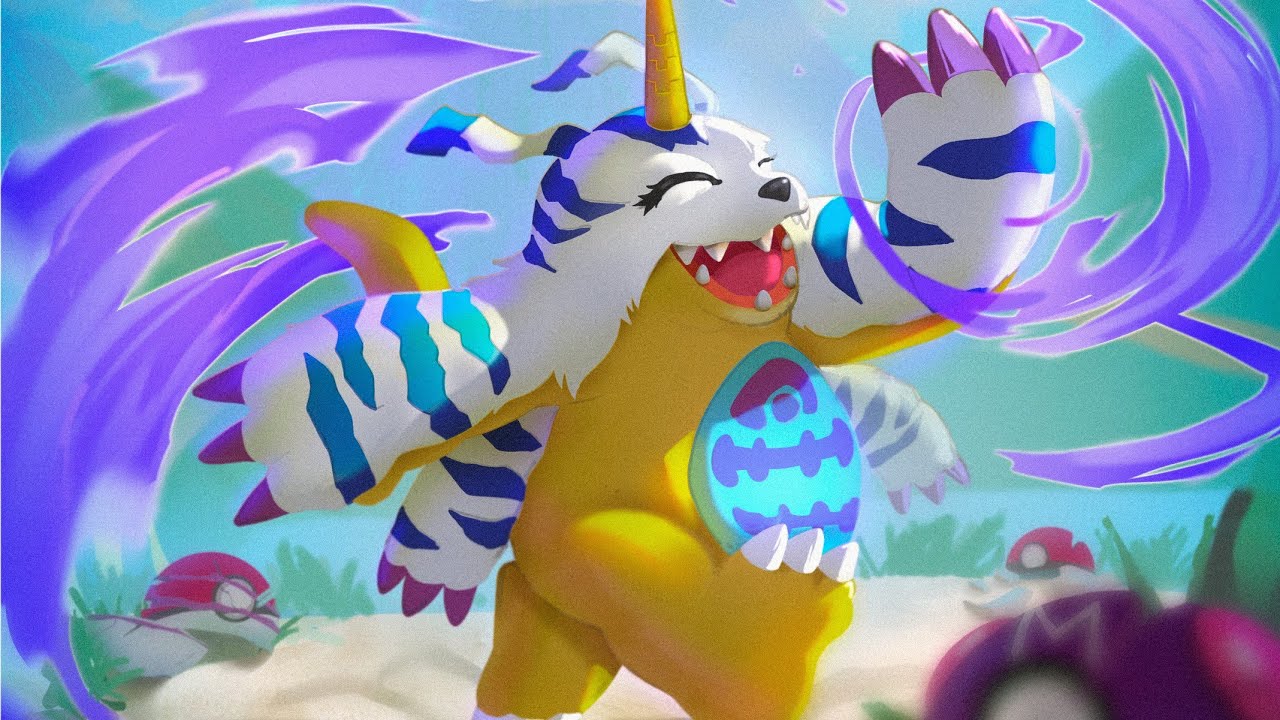 DIGIMON SURVIVE_Gabumon Digivolution line - YouTube