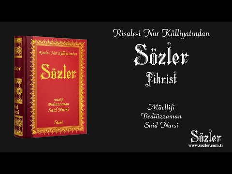 Risale-i Nur Külliyatından Sözler -  Fihrist
