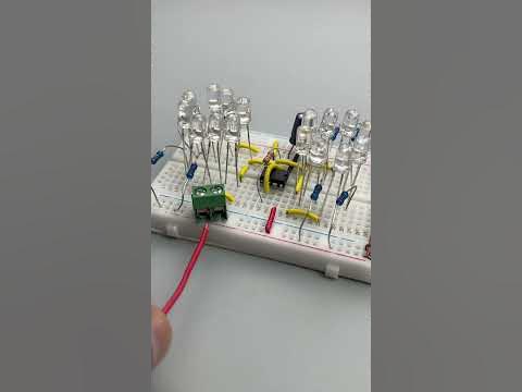 16 LED circuit on a Breadboard! - YouTube