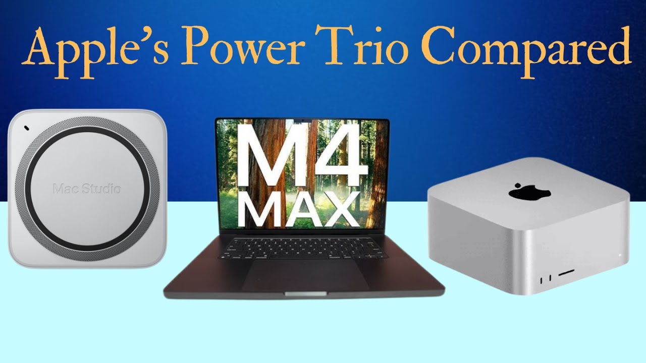 Mac Studio M2 Ultra vs M2 Max M4 Max MacBook Pro: Mac Studio or MacBook Pro? - YouTube