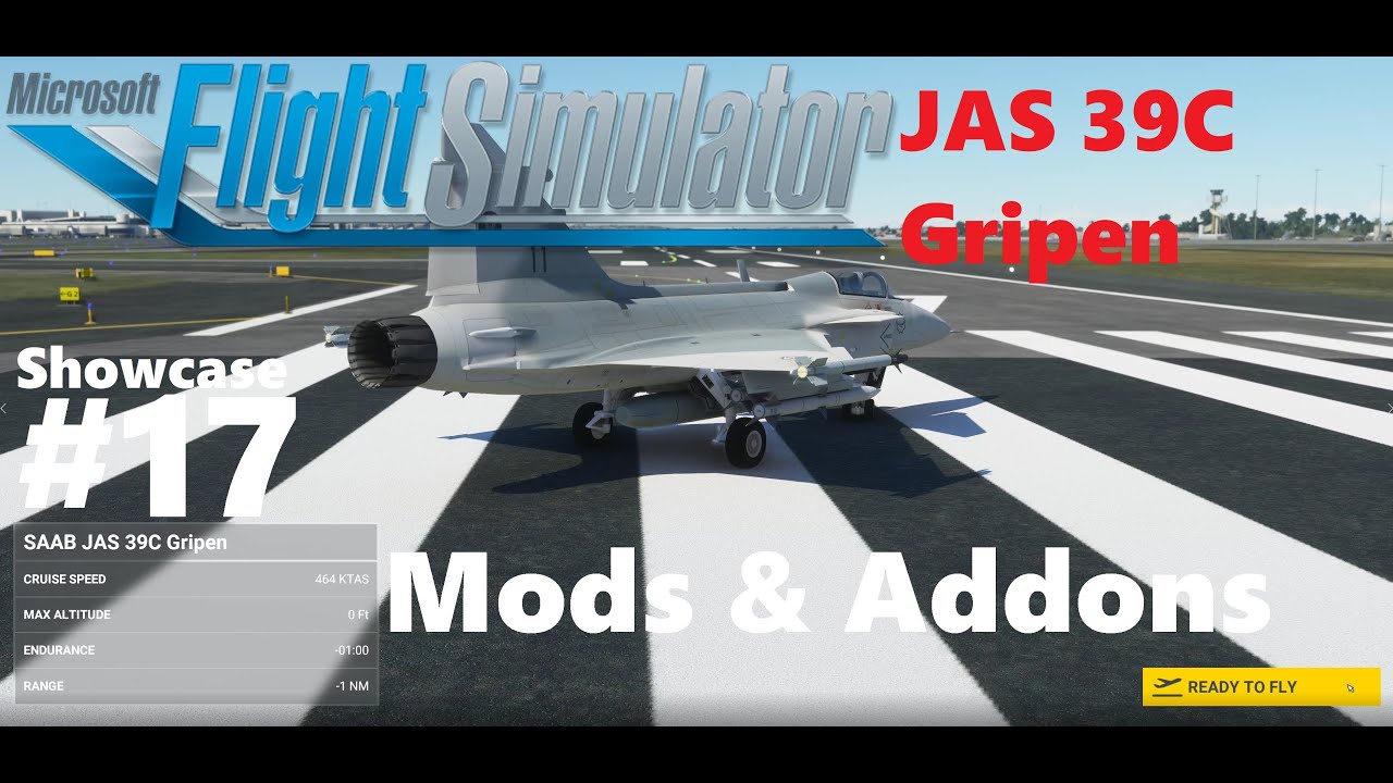 SAAB JAS 39C Gripen - Showcase #17 - Mods & Addons for Microsoft Flight ...